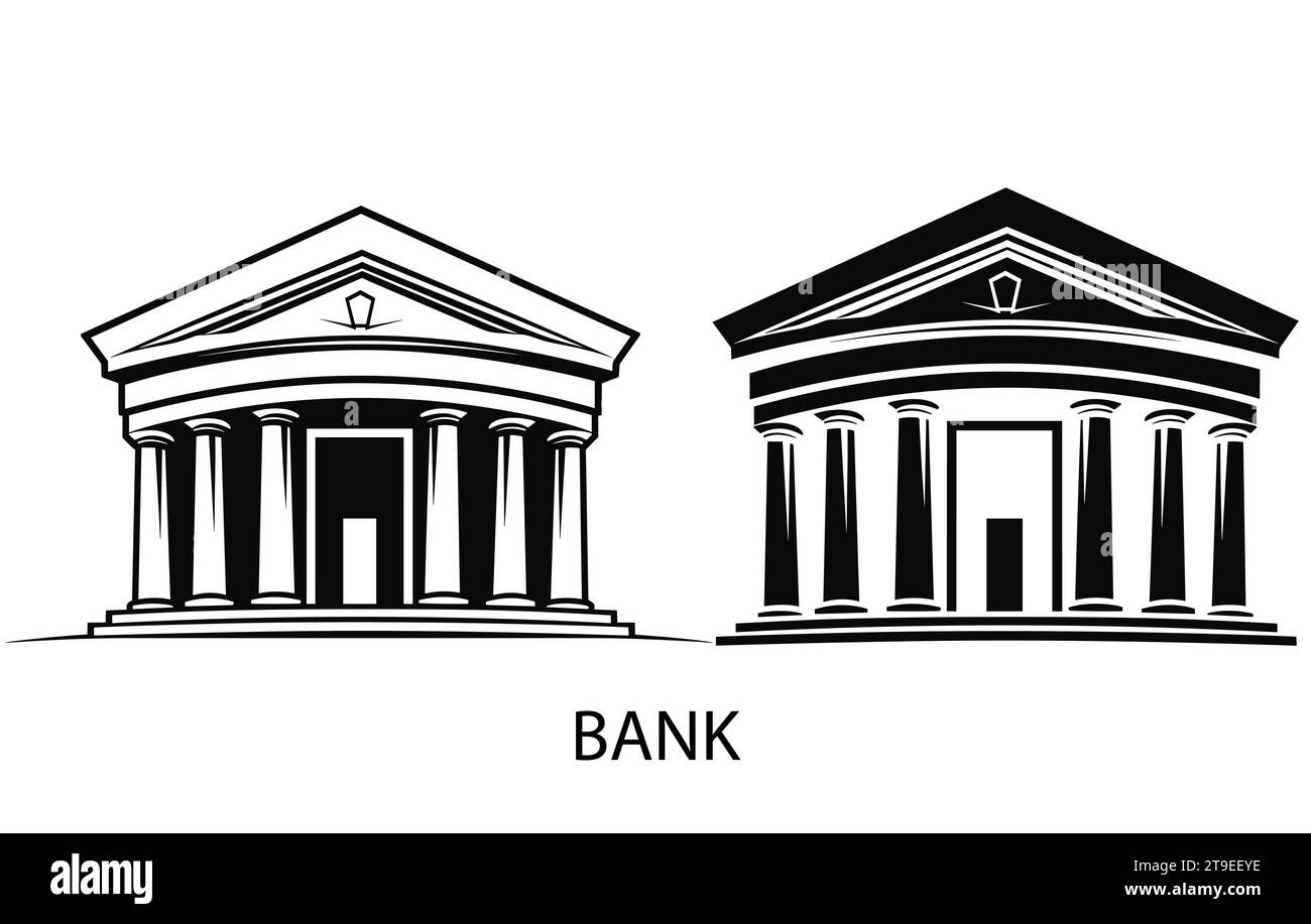 Bank illustration Stock Vector Images - Alamy