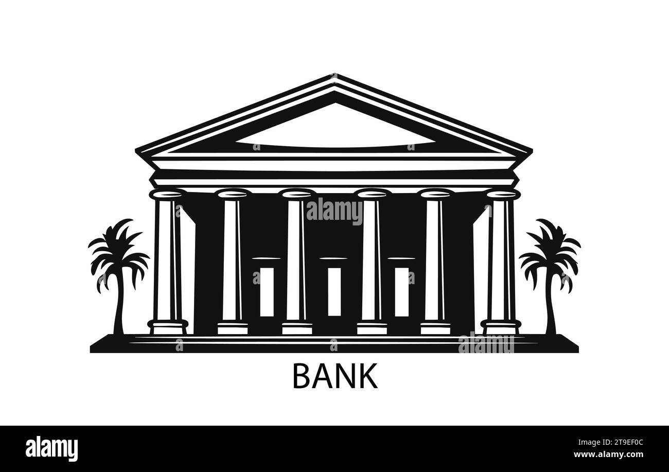 Bank illustration Stock Vector Images - Alamy