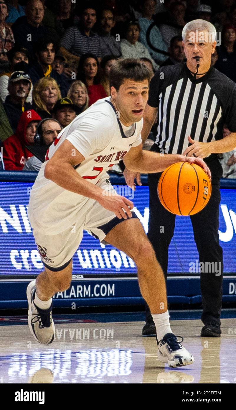 November 24 2023 Moraga CA, U.S.A. St. Mary's guard Cade Bennett (22 ...