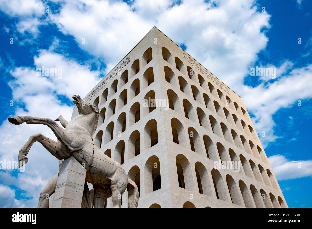 Fascist Building from WWII Era - Italy Stock Photo - Alamy