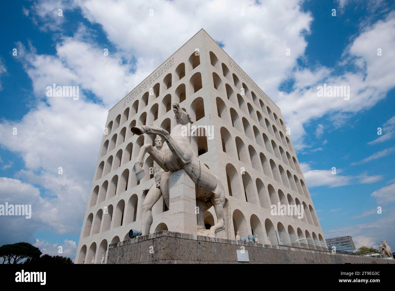 Fascist Building from WWII Era - Italy Stock Photo - Alamy