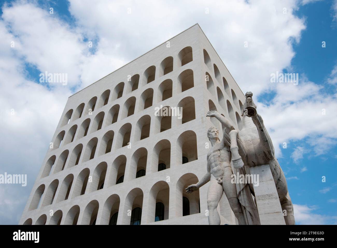 Fascist Building from WWII Era - Italy Stock Photo - Alamy