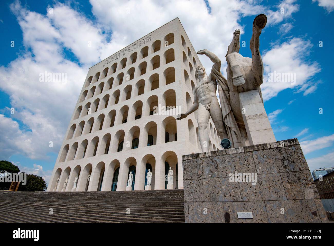 Fascist Building from WWII Era - Italy Stock Photo - Alamy