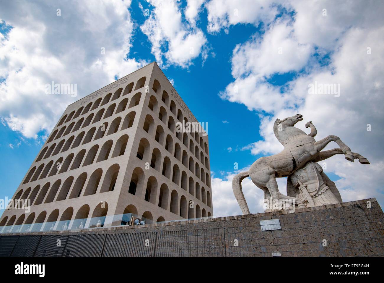 Fascist Building from WWII Era - Italy Stock Photo - Alamy