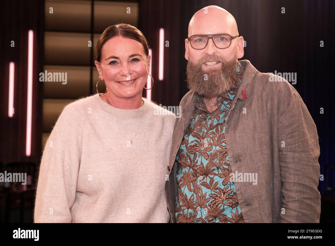 Marc FRANKE mit Anna PRAUSE in der Sendung, Koelner Treff, im WDR ...