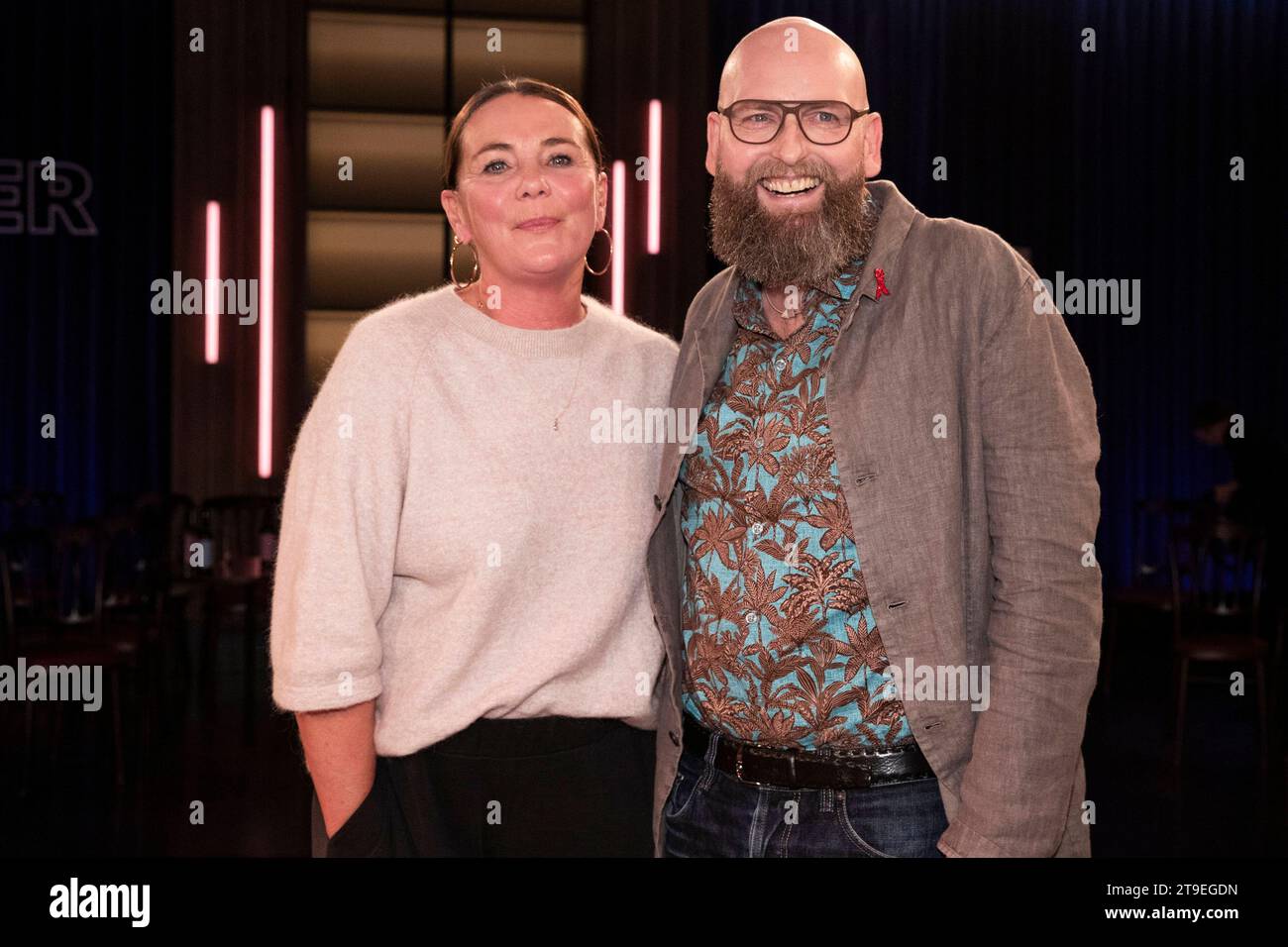 Marc FRANKE mit Anna PRAUSE in der Sendung, Koelner Treff, im WDR ...