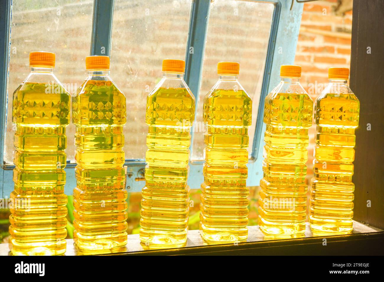 Stock photo of bottled cooking oil Stock Photo - Alamy