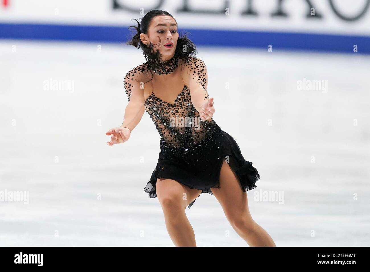 Ava Marie Ziegler of the United States performs in the women's free ...