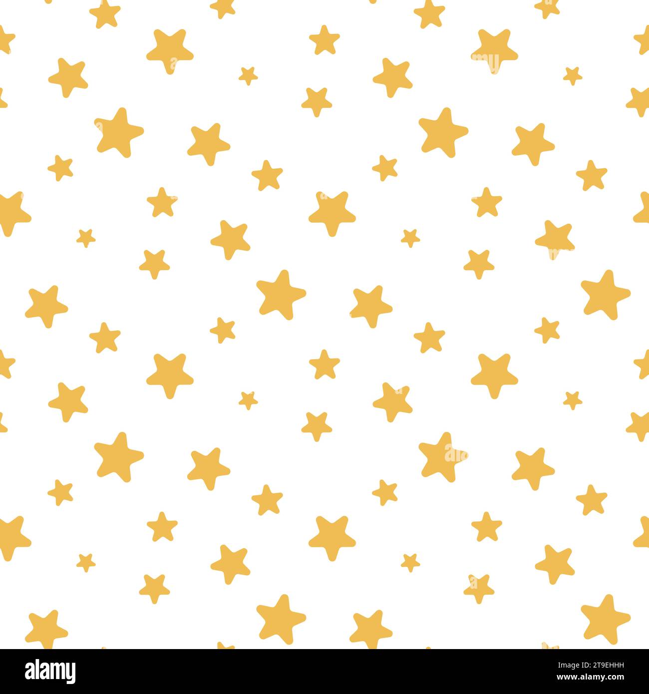Minimalistic seamless pattern with random stars. Simple geometric ...