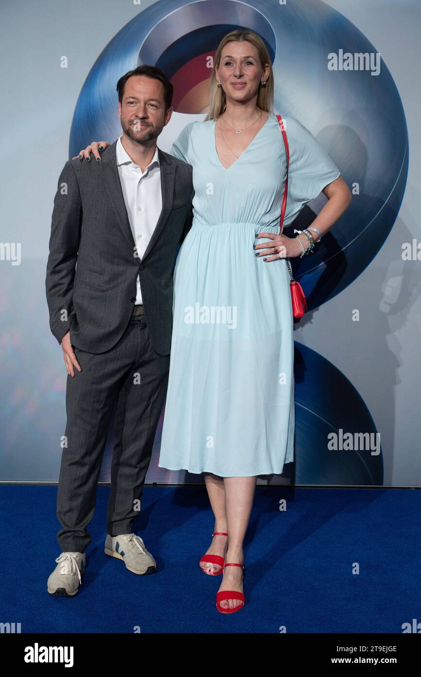 Andrea GERHARD, Schauspielerin, und David BEHLE, Roter Teppich, Red ...