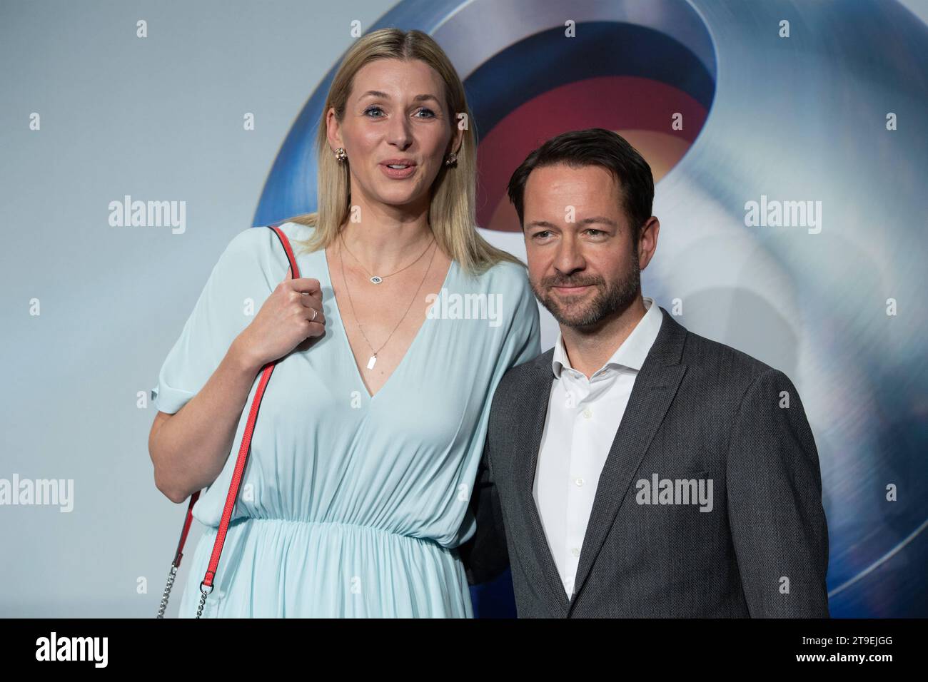Andrea GERHARD, Schauspielerin, und David BEHLE, Roter Teppich, Red ...