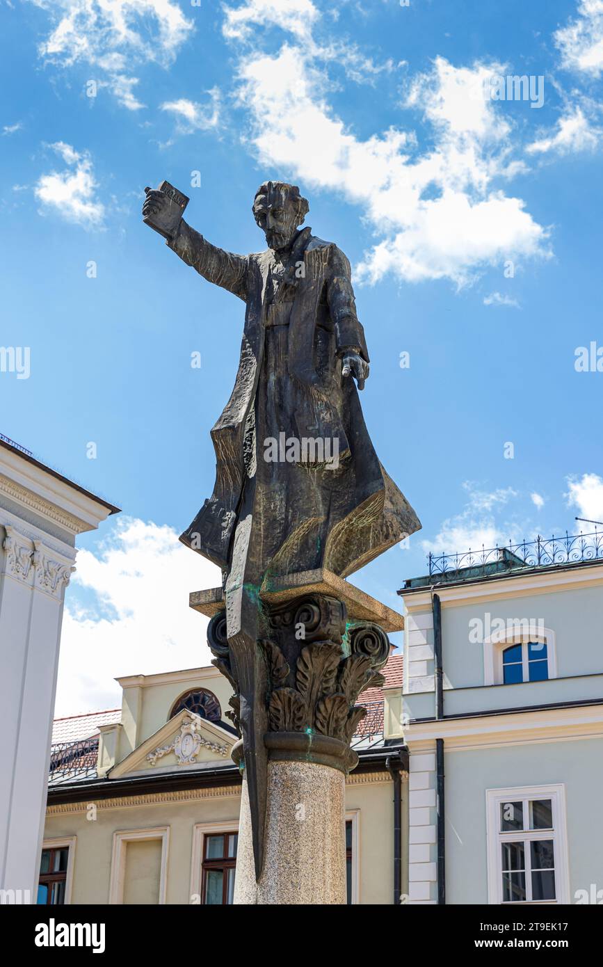 Krakow, Poland - July 18, 2023: Statue of Piotr Skarga Polish Jesuit ...
