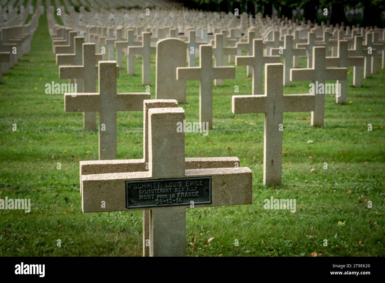 Vignemont French national cemetery, which holds the remains of 3,108 ...