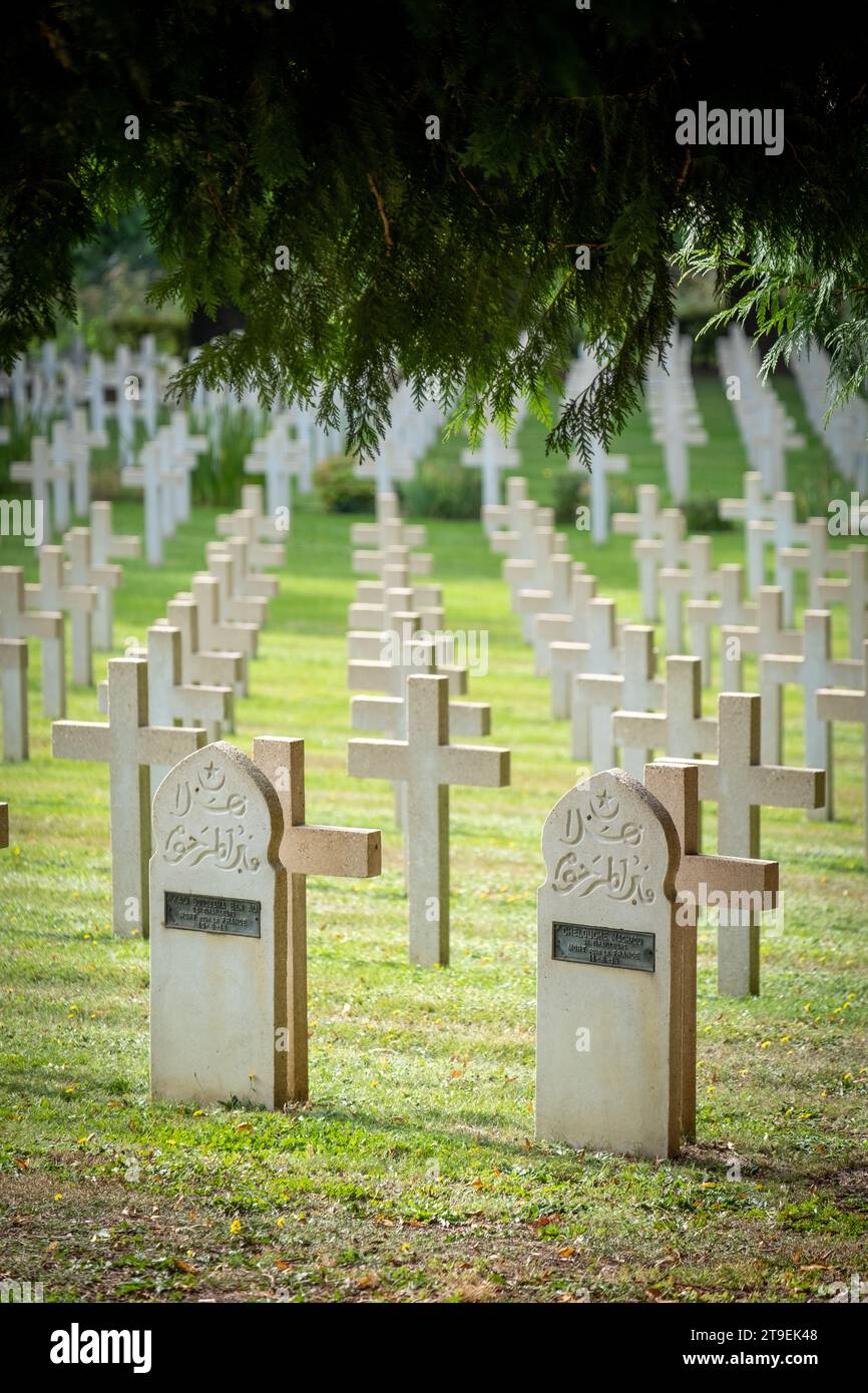 Vignemont French national cemetery, which holds the remains of 3,108 ...