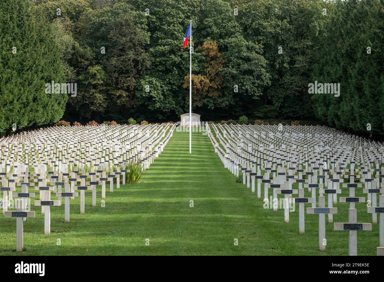 Vignemont French national cemetery, which holds the remains of 3,108 ...