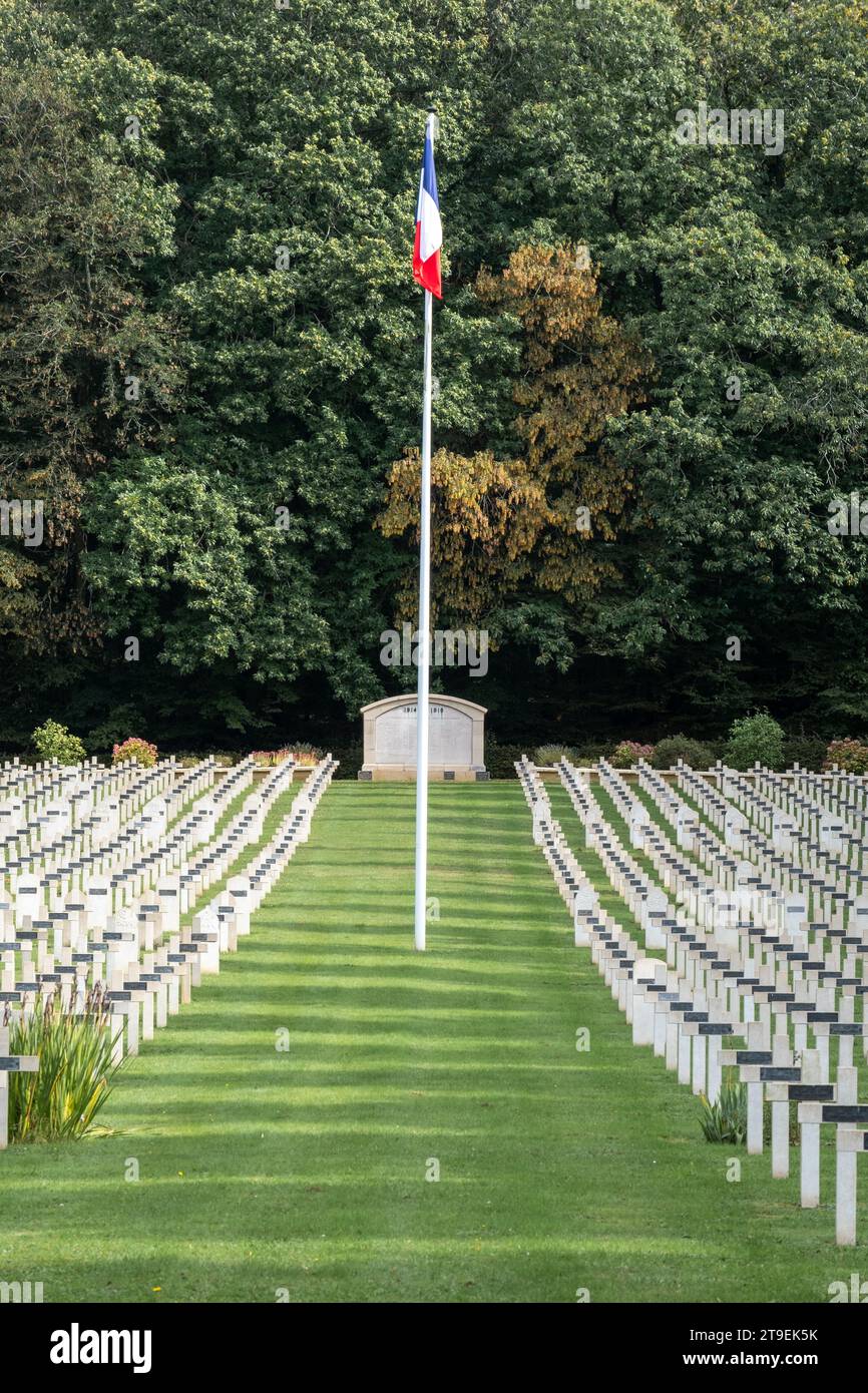 Vignemont French national cemetery, which holds the remains of 3,108 ...