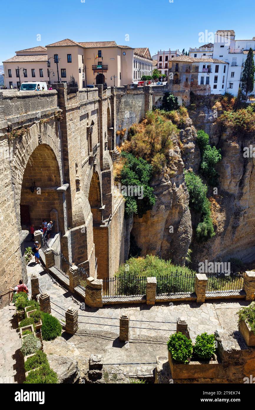 Puente Nuevo in the historic old town, Route of the White Villages ...