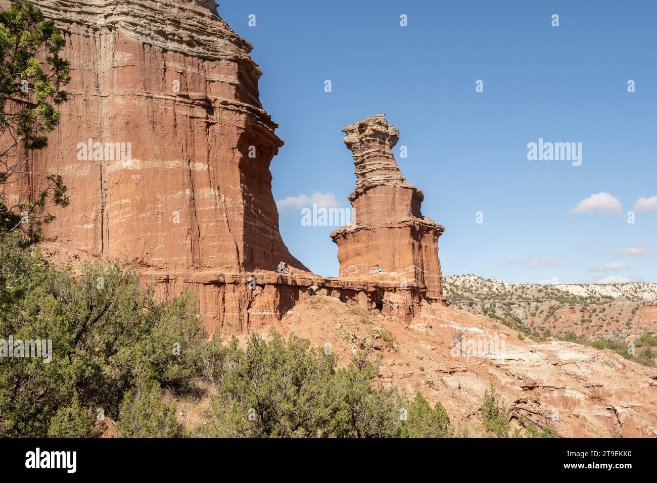 Lighthouse Trail, Palo Duro Canyon State Park, Texas, USA, North ...