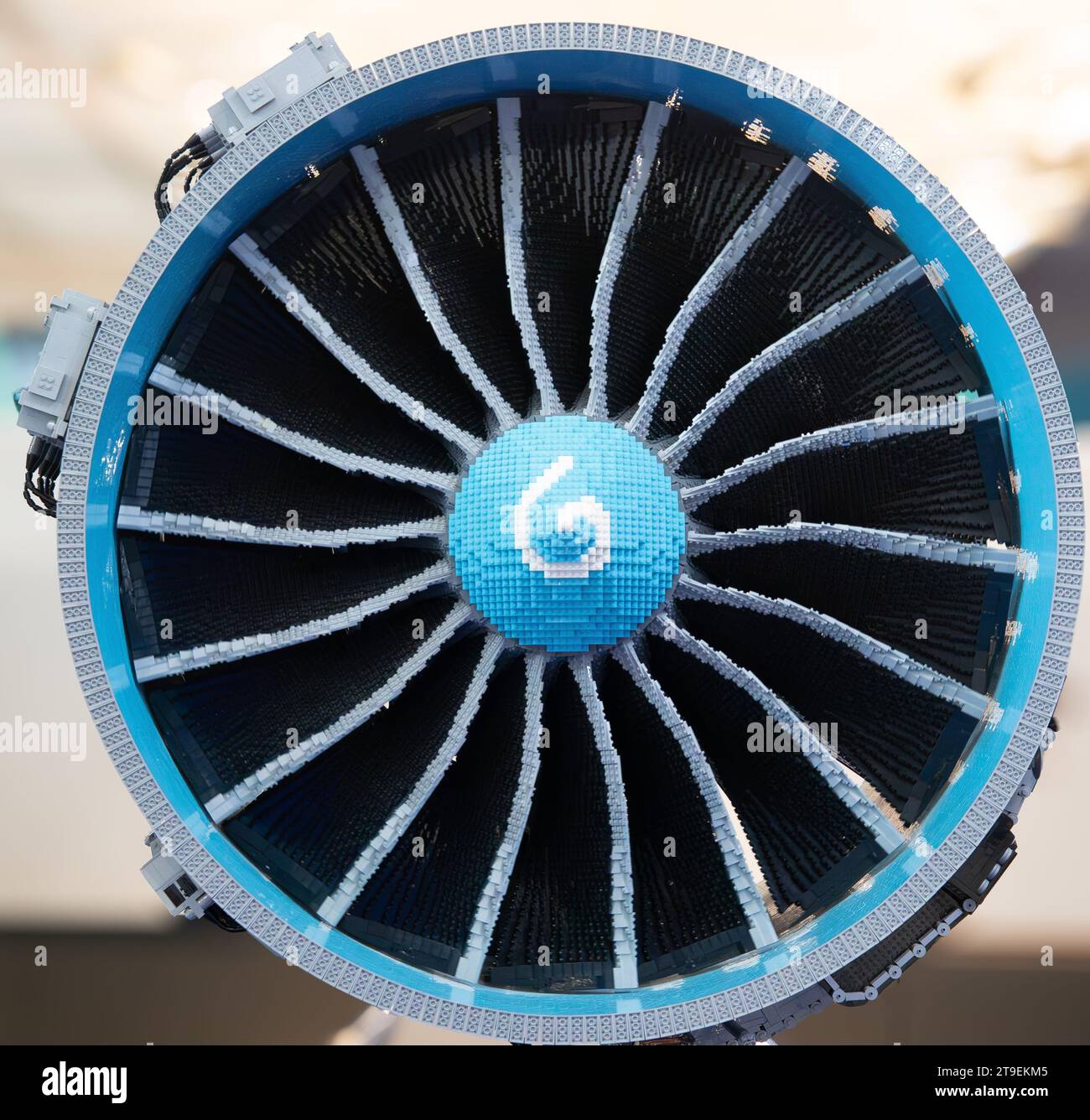 LEGO model of LEAP engine front view Stock Photo - Alamy