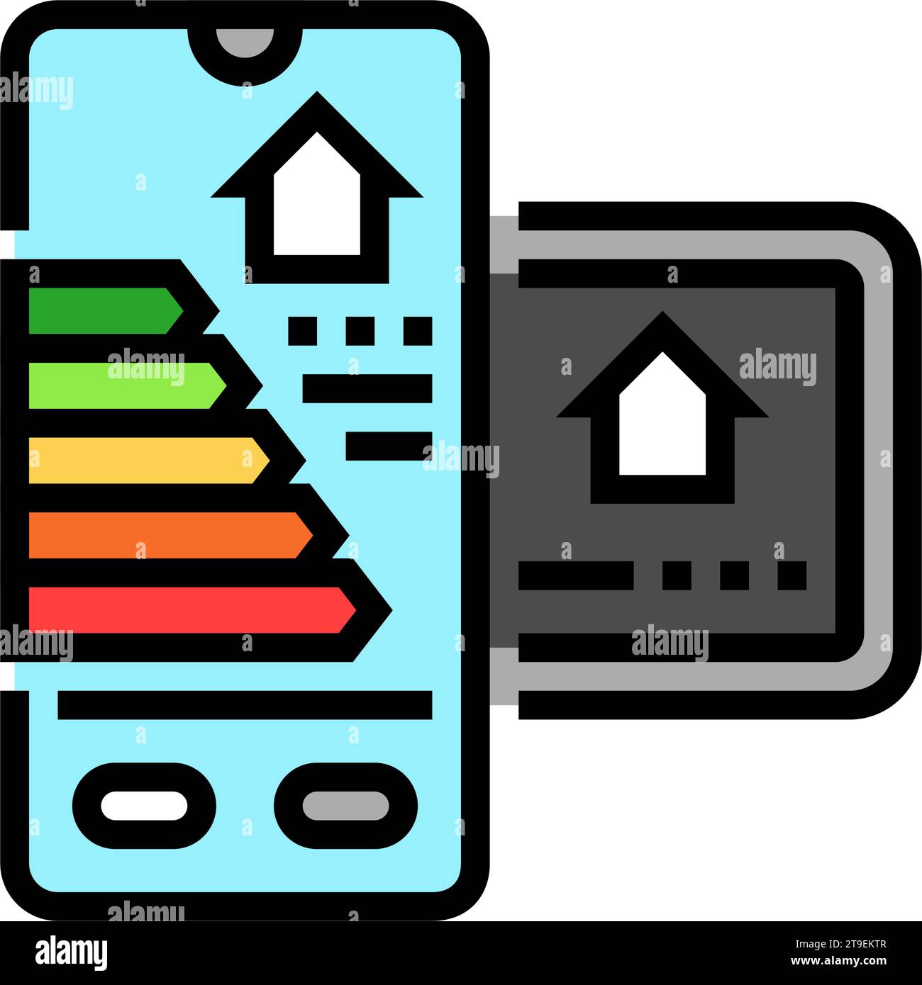 home automation efficient color icon vector illustration Stock Vector ...