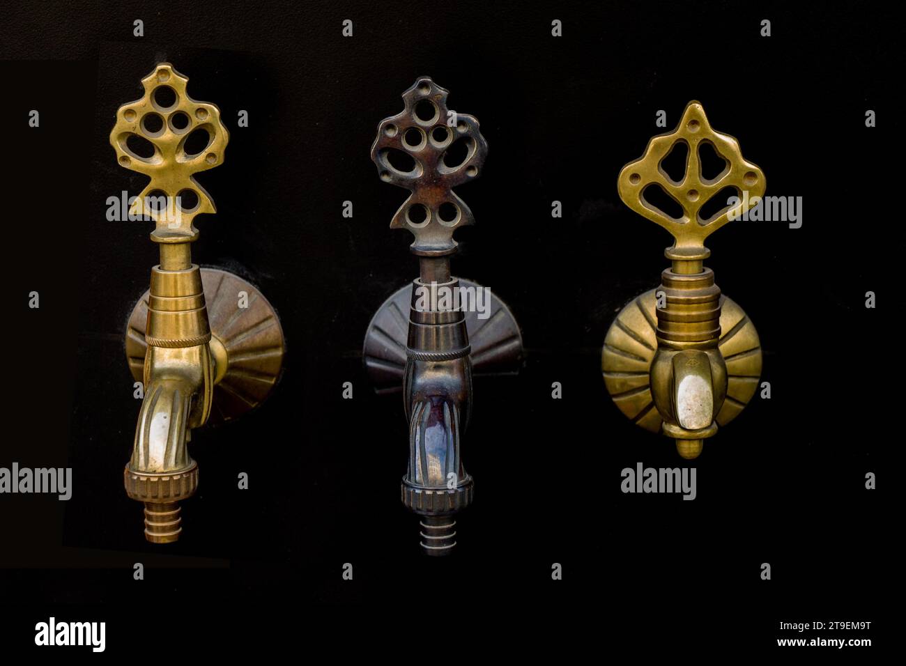 Turkish Ottoman style water tap examples Stock Photo - Alamy