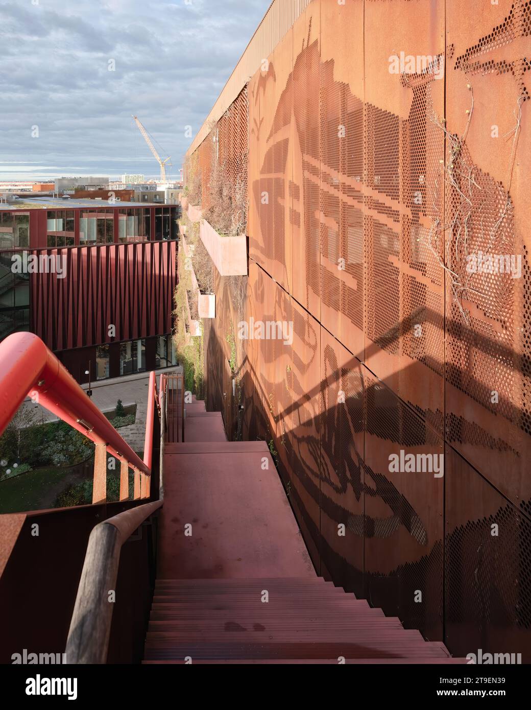 Copenhagen, Denmark - Park'n'Play / Konditaget Lüders car park with ...