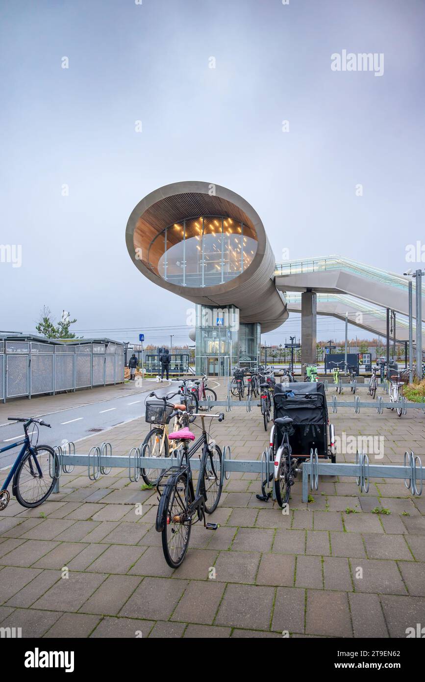 Køge, Denmark - Køge Nord Station by Cobe Architects Stock Photo - Alamy