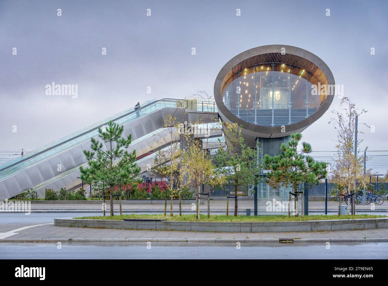 Køge, Denmark - Køge Nord Station by Cobe Architects Stock Photo - Alamy