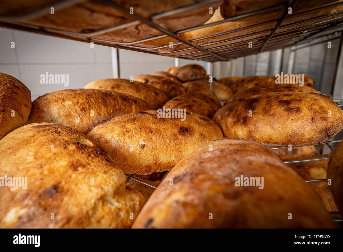 Industrial bakery fresh bread hi-res stock photography and images - Alamy