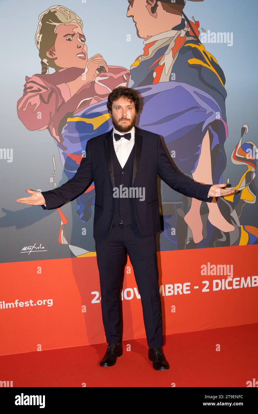 Torino, Italy. 24th Nov, 2023. Film director Andrea Baroni on red ...