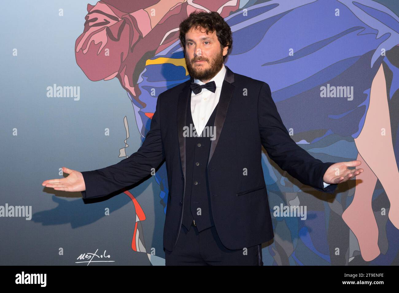 Torino, Italy. 24th Nov, 2023. Film director Andrea Baroni on red ...
