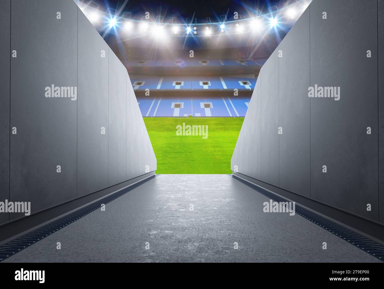 Football stadium entrance tunnel hi-res stock photography and images ...