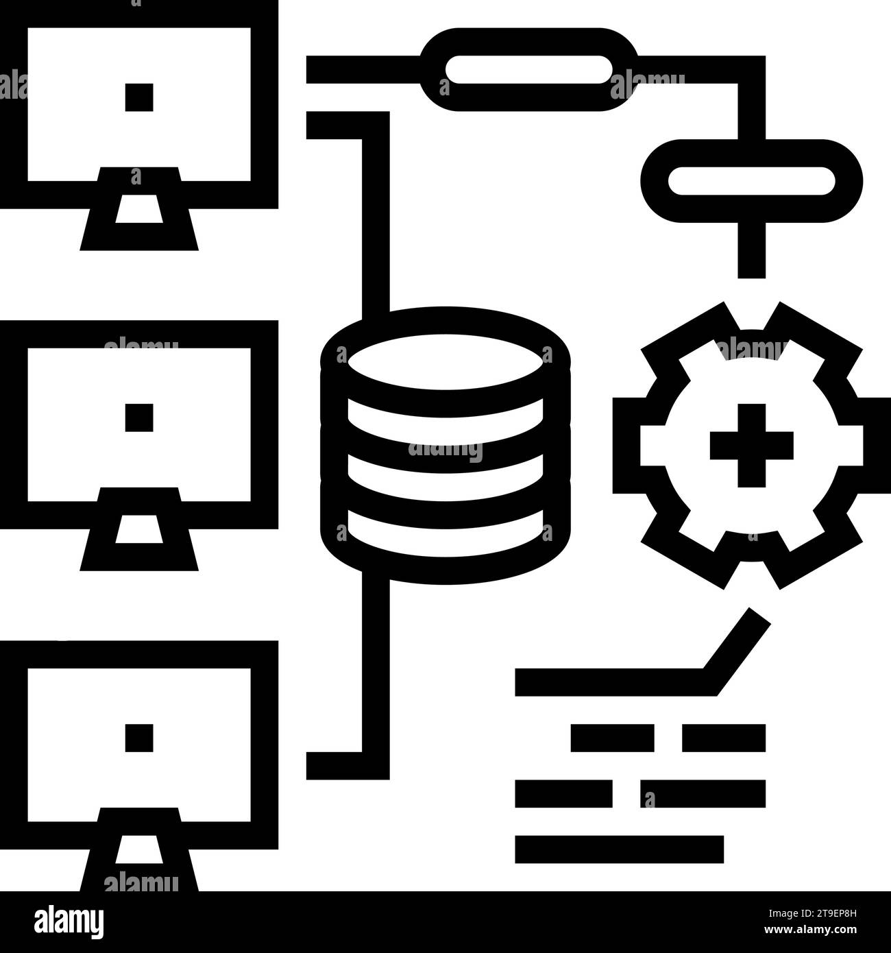 continuous integration software line icon vector illustration Stock ... continuous integration software line icon vector illustration Stock ...