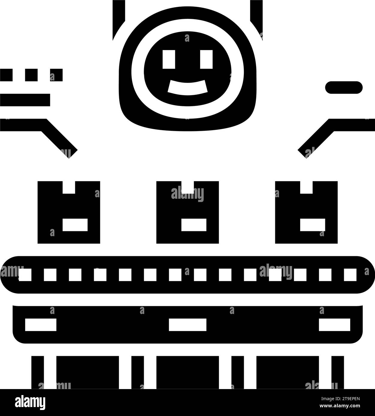 parcel sorting autonomous delivery glyph icon vector illustration Stock ... parcel sorting autonomous delivery glyph icon vector illustration Stock ...