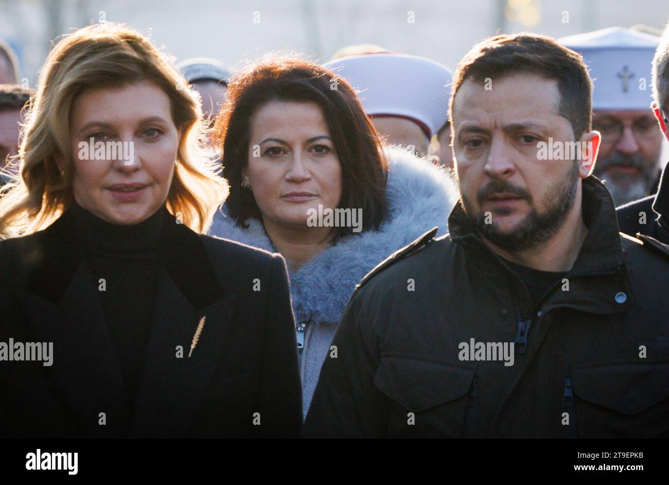 Kyiv, Ukraine. 25th Nov, 2023. Zelensky's wife Ukrainian first lady ...