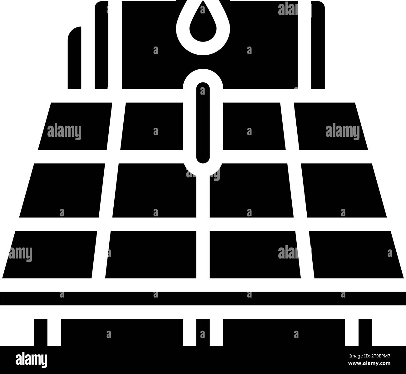 Solar water heater Black and White Stock Photos & Images - Alamy