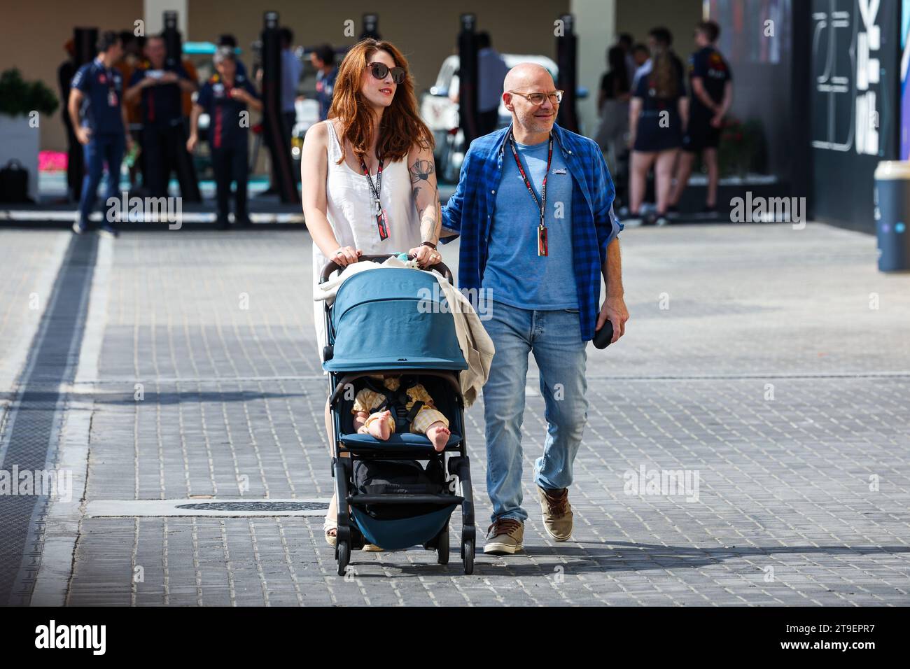 VILLENEUVE Jacques (can), former F1 Champion and TV presenter of Canal+ ...