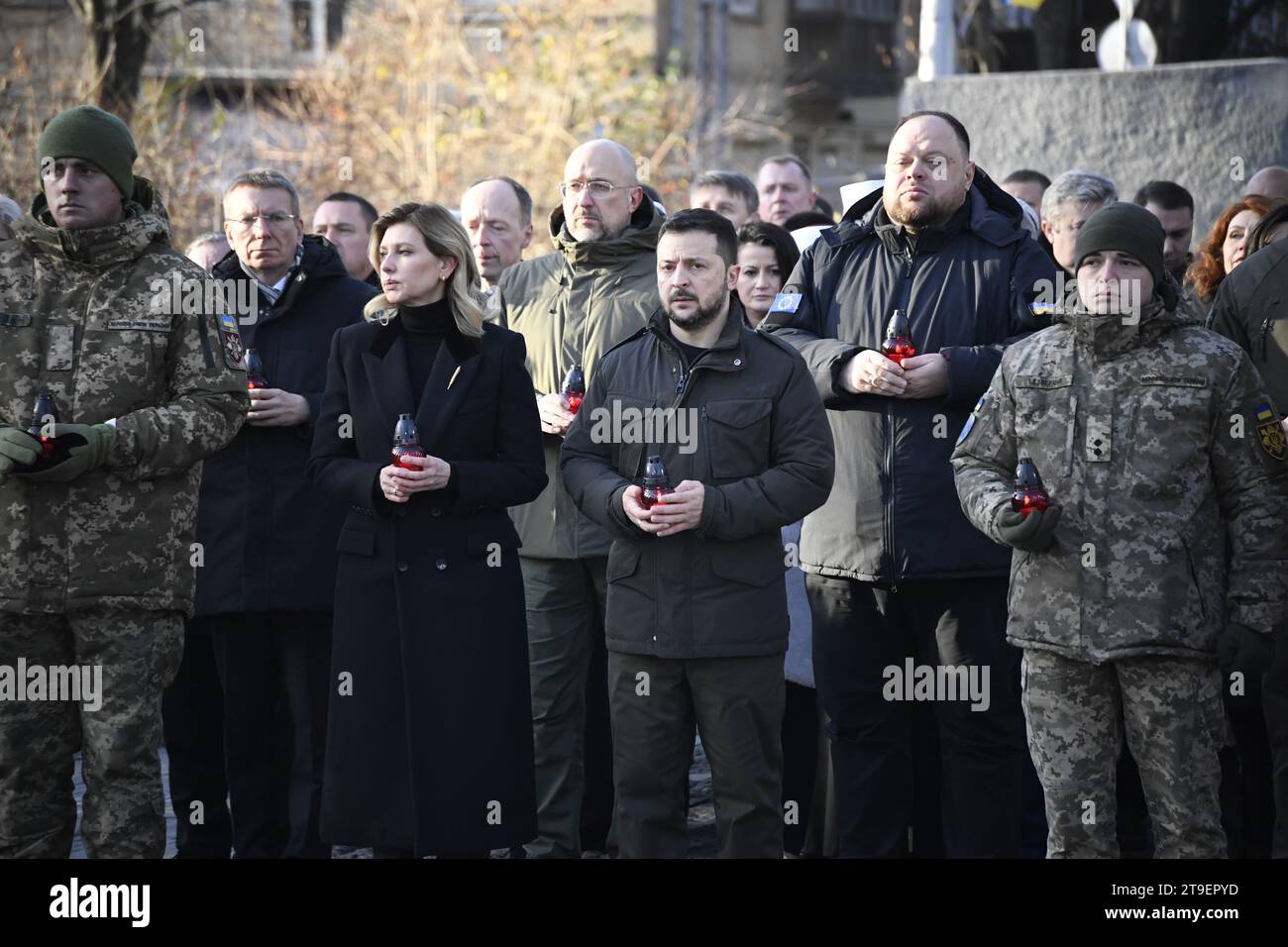 Kiev, Ukraine. 25th Nov, 2023. Ukrainian President Volodymyr Zelensky ...