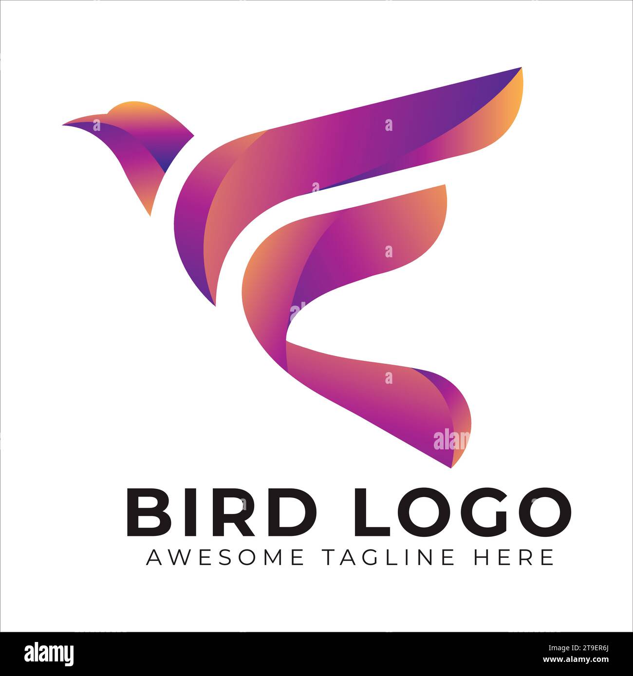 Bird Logo Design Creative and Professional Logo Design Stock Vector ...