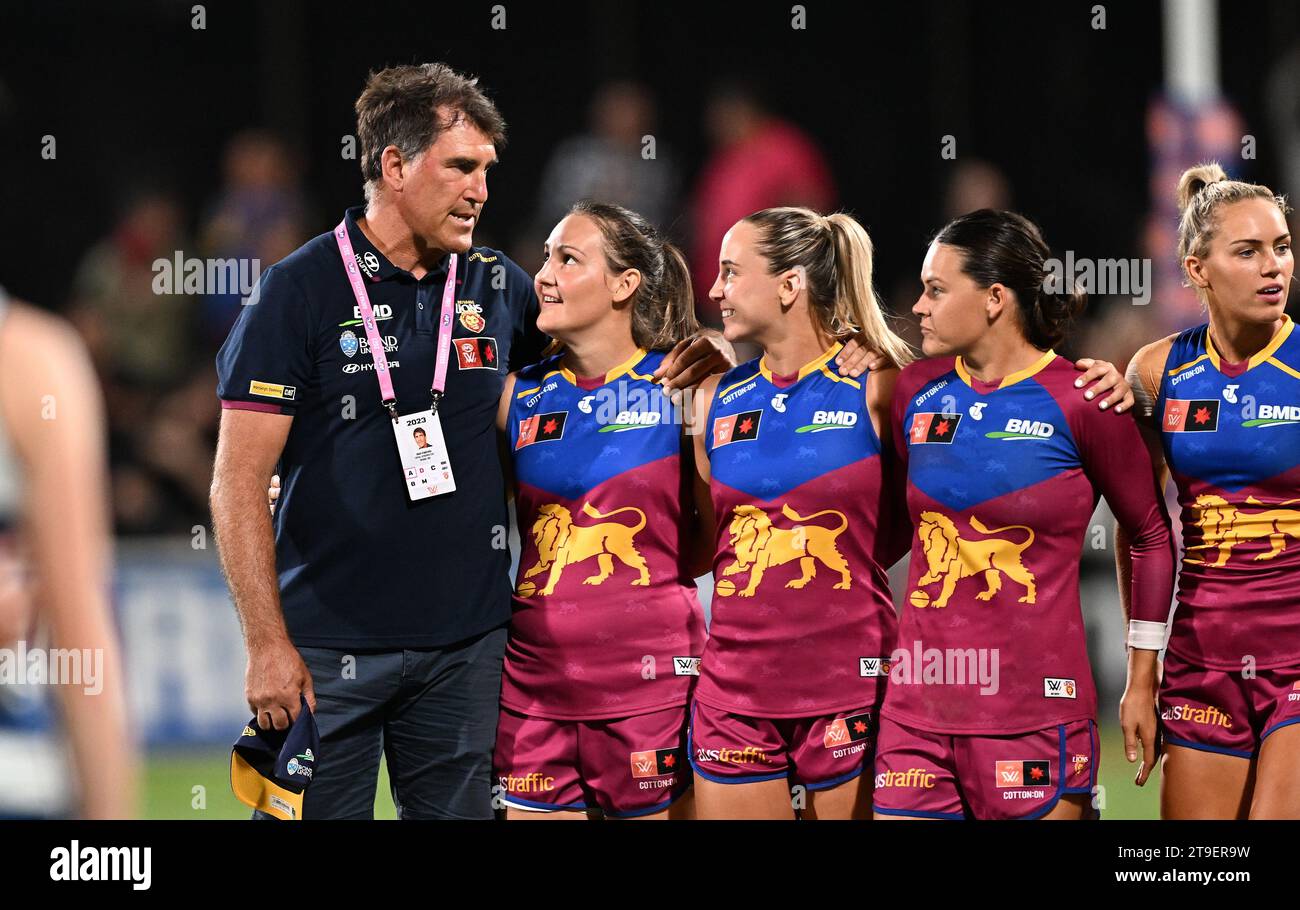 Brisbane, Australia. 25th Nov, 2023. Lions coach Craig Starcevich is ...