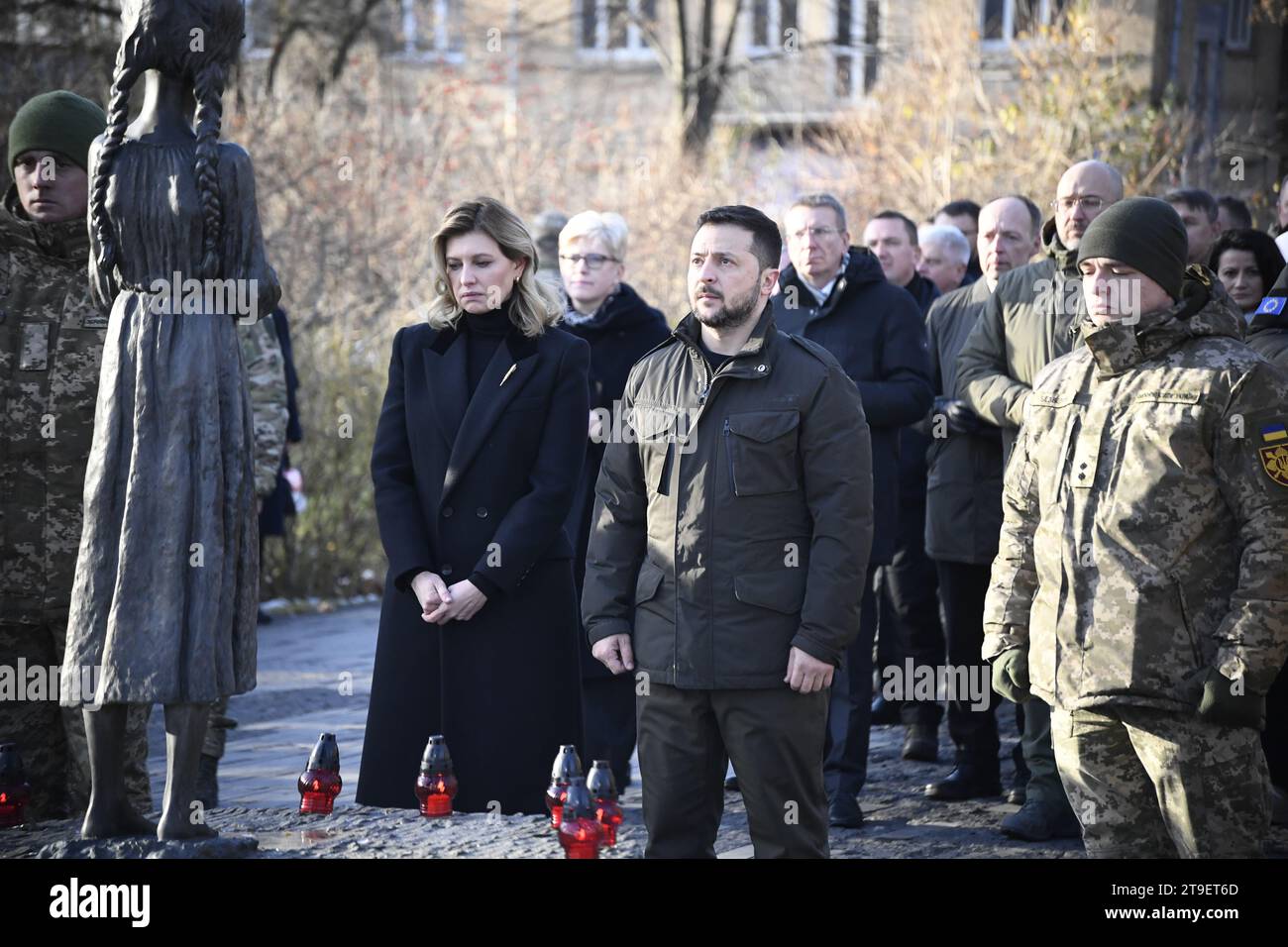 Kiev, Ukraine. 25th Nov, 2023. Ukrainian President Volodymyr Zelensky ...