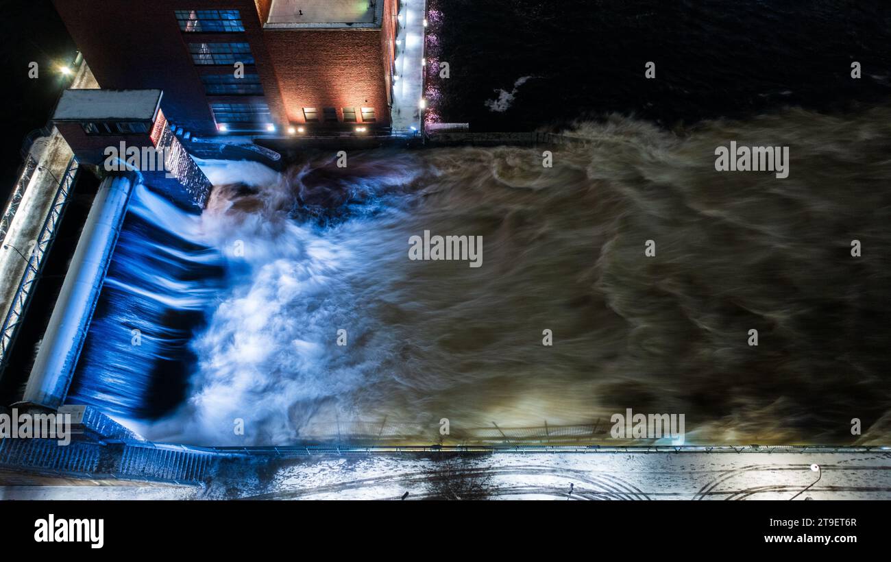 River drainage to prevent flooding Stock Photo - Alamy