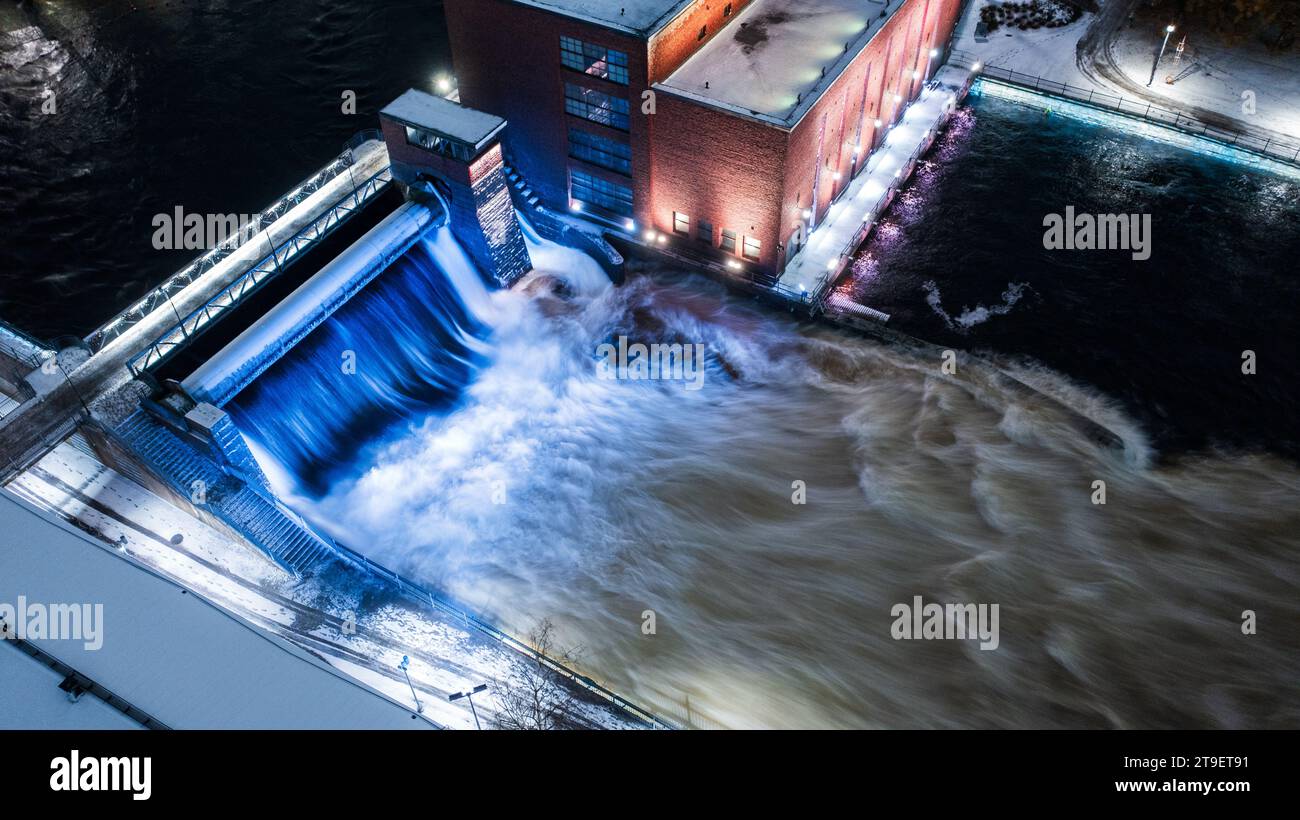 River drainage to prevent flooding Stock Photo - Alamy