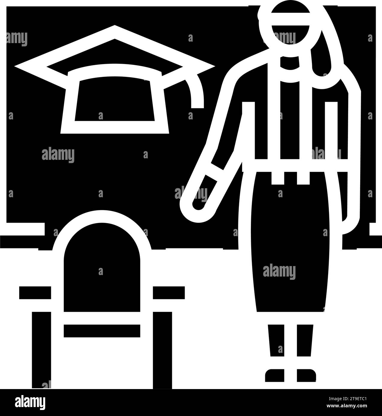 Child helping classroom Stock Vector Images - Alamy