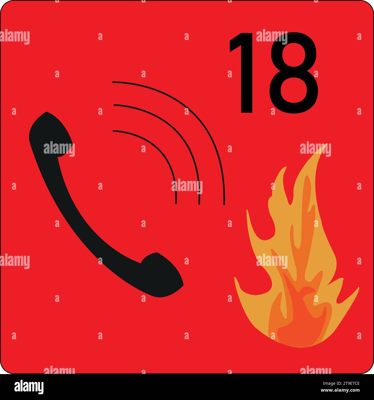 Fire panel safety Stock Vector Images - Alamy