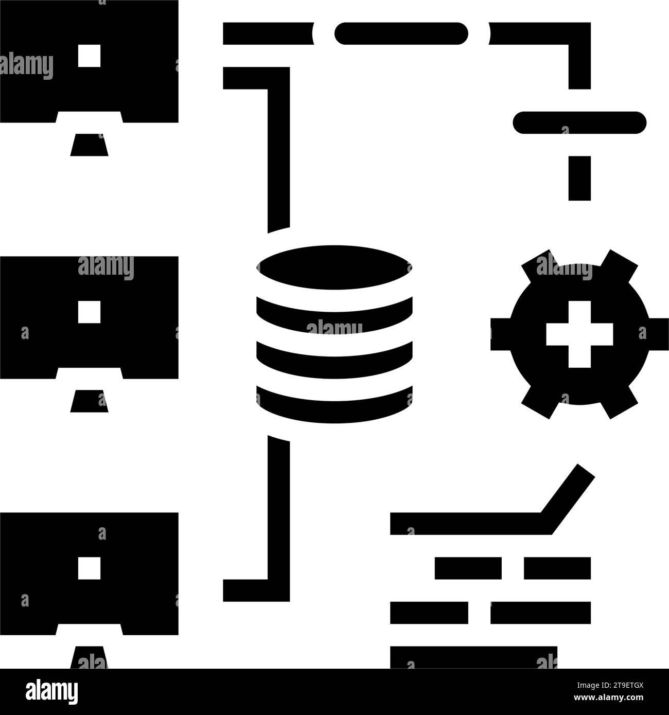 continuous integration software glyph icon vector illustration Stock ... continuous integration software glyph icon vector illustration Stock ...
