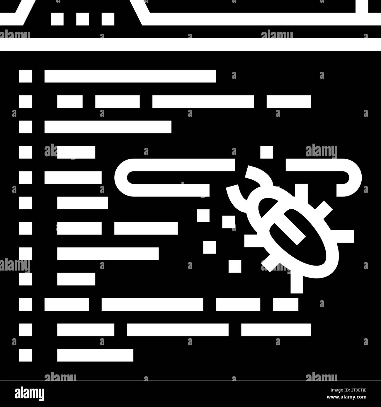 Debugging sign Black and White Stock Photos & Images - Alamy