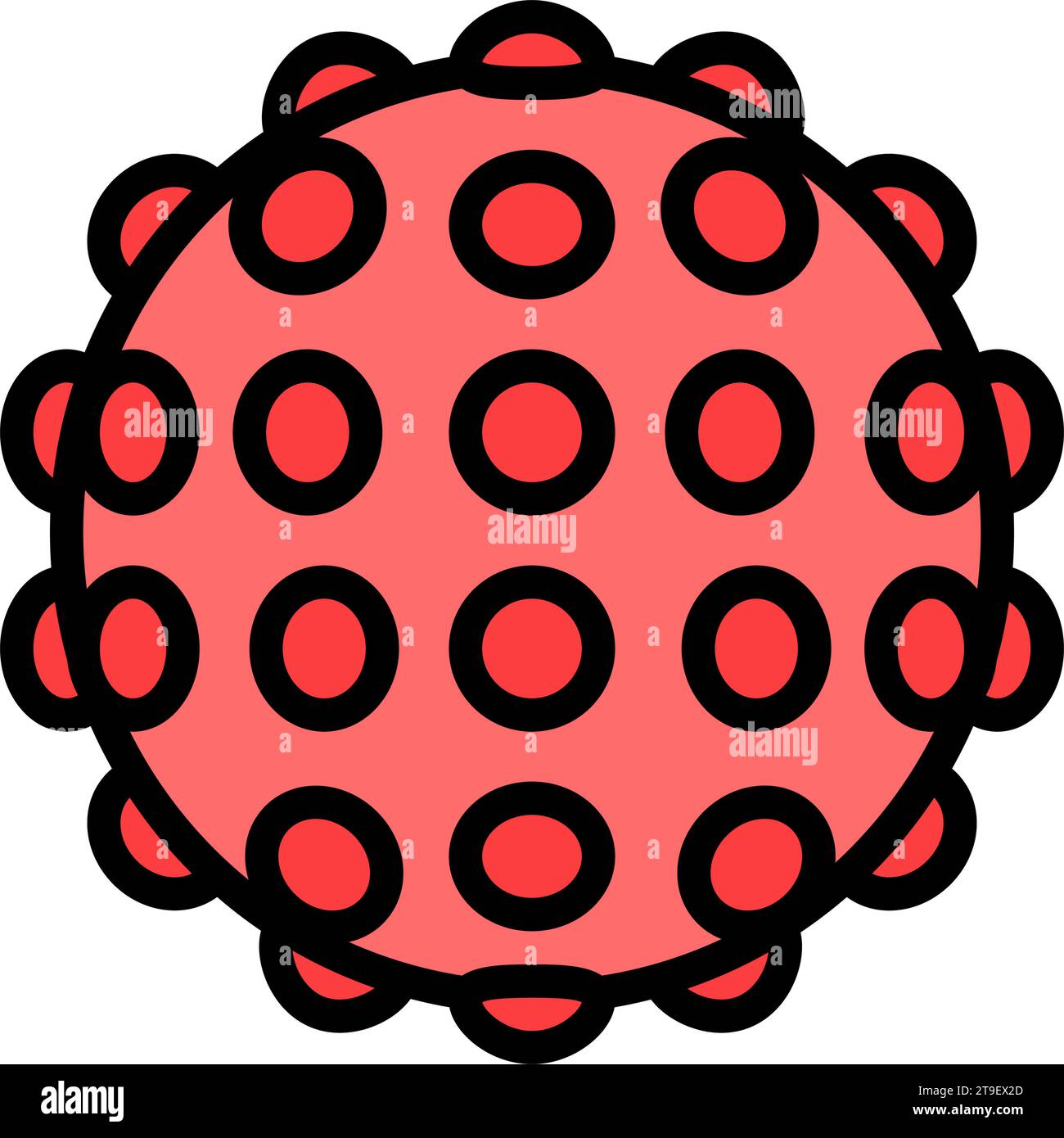 tactile toy fidget color icon vector illustration Stock Vector Image ...