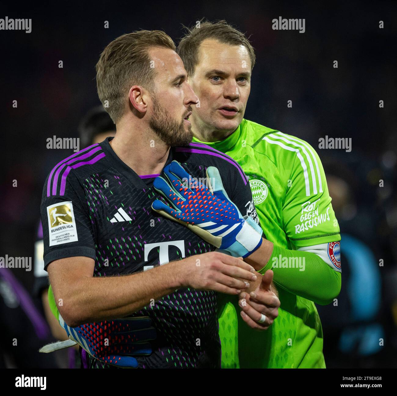 Cologne, Germany. 24th Nov 2023. Schlussjubel: Harry Kane (Muenchen ...