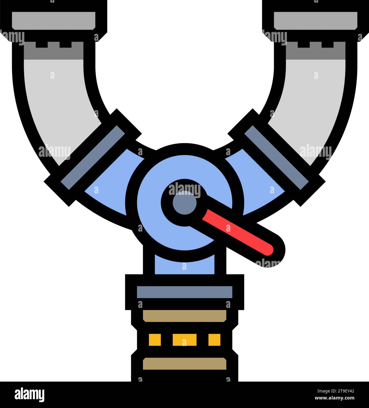 energy pipeline color icon vector illustration Stock Vector Image & Art ...